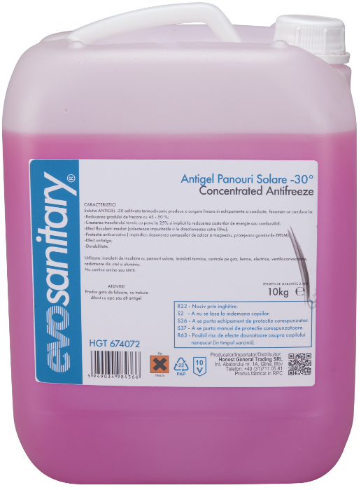 ANTIGEL PANOURI SOLARE - 30 GRD (10 KG) - Simple Tools